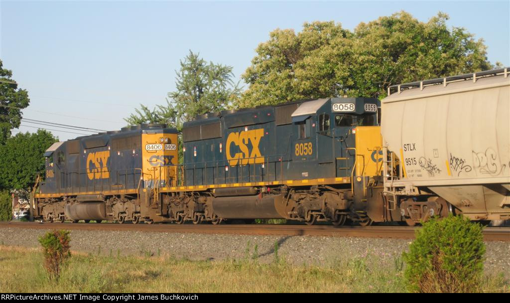 CSX 8406 and CSX 8058